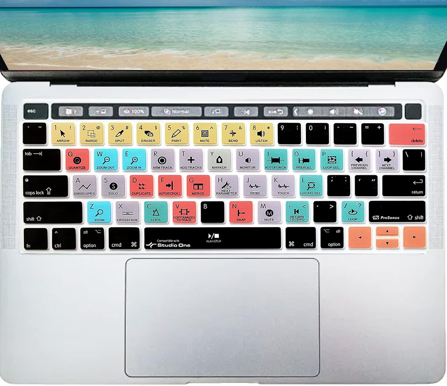 Amazon.com: Studio One Shortcuts Keyboard Cover for MacBook Pro 14 16 ...