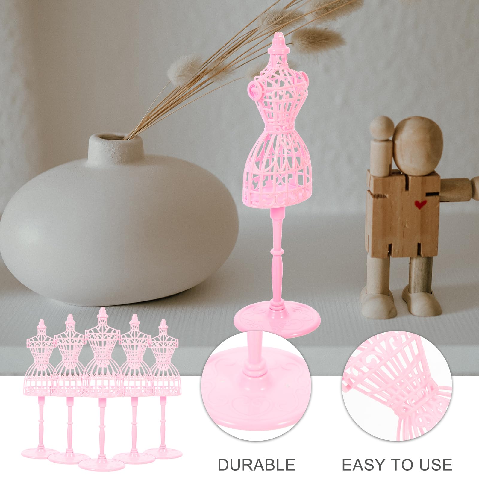 Snapklik.com : Gadpiparty 12pcs Doll Clothes Mannequin Mini Doll ...