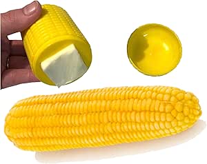 Generic Corn on the Cob Shaped Butter Spreader with Built in Cover ...