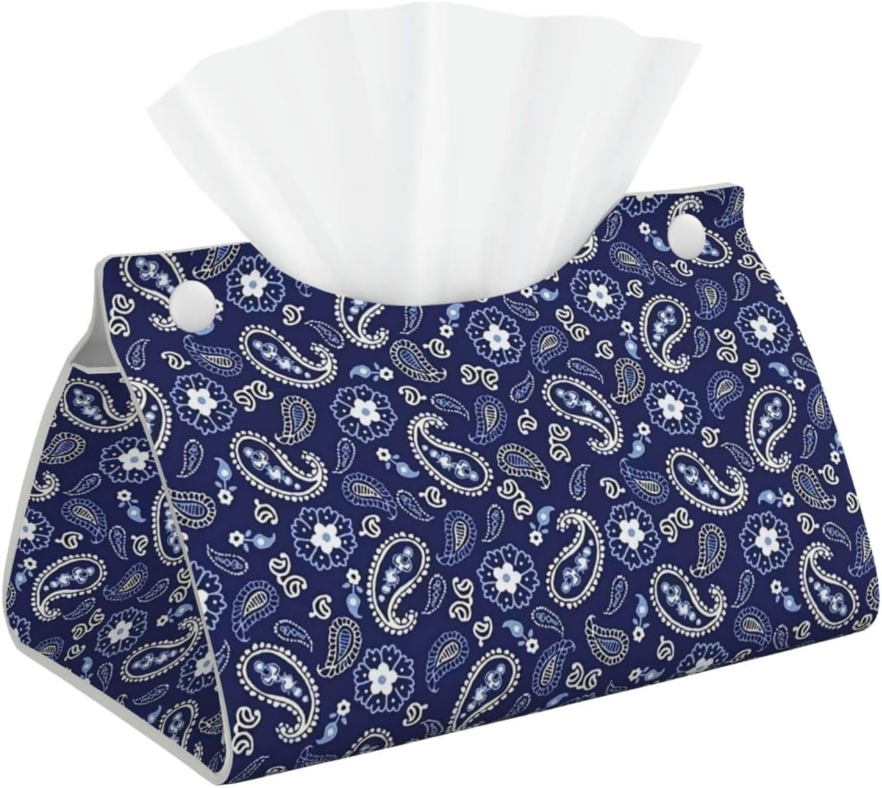 Amazon.com: Rectangular Leather Tissue Box Cover for Bathroom, Dining ...