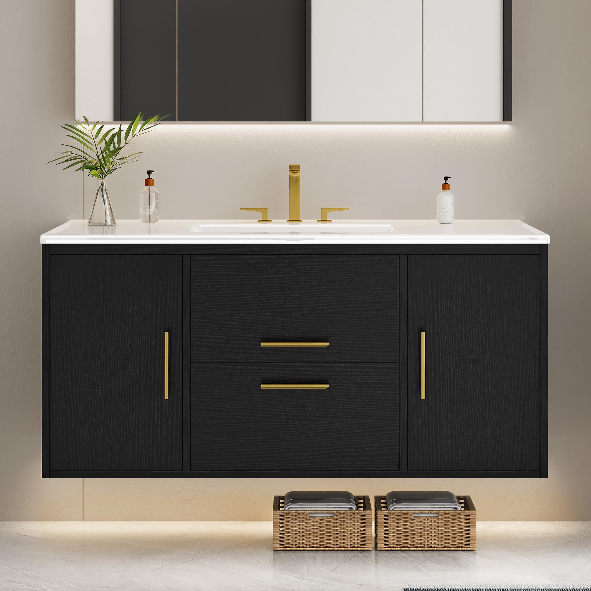 Snapklik.com : YITAHOME 36 Inch Floating Bathroom Vanity