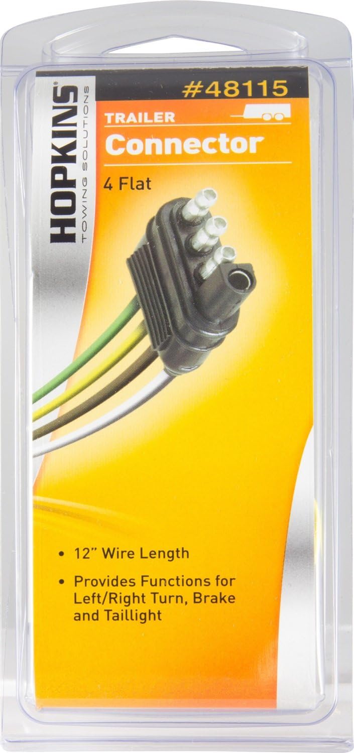 Hopkins 48115 12" 4-Wire Flat Trailer End, Wiring - Amazon Canada