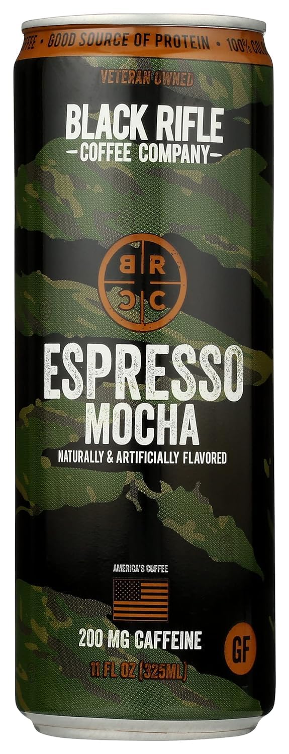 Black Rifle Coffee Ready to Drink Espresso Mocha Coffee Flavor ...