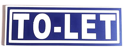 to-LET-9"X3" Sign Board : Amazon.in: Office Products