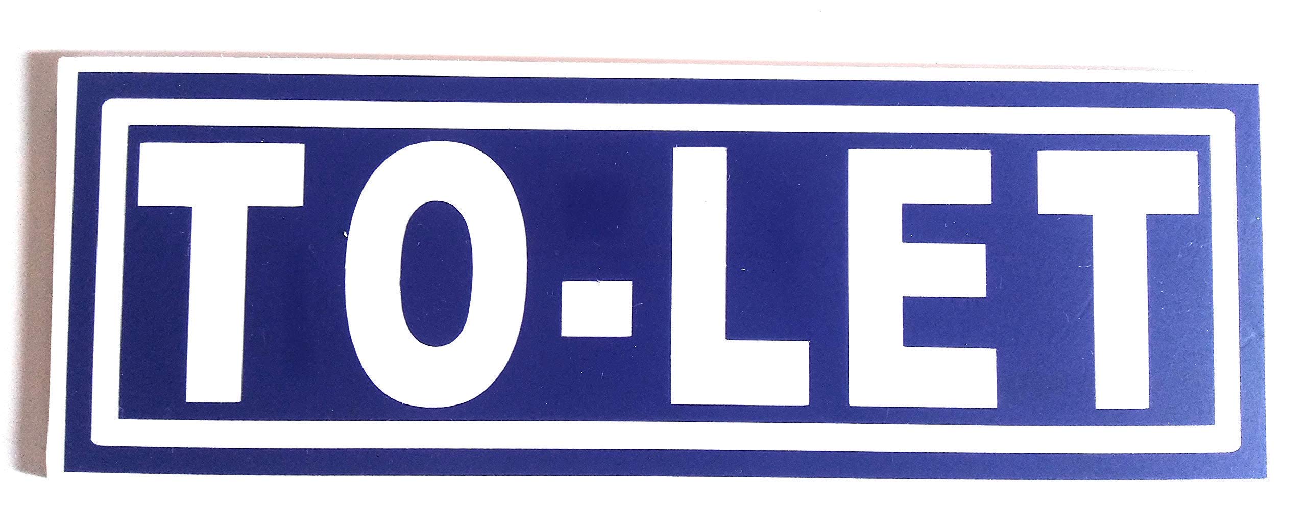 to-LET-9"X3" Sign Board : Amazon.in: Office Products