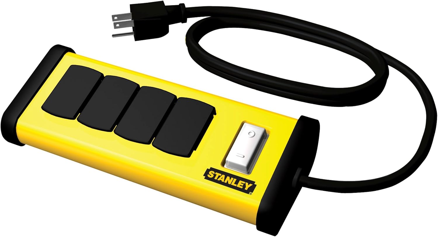 Amazon.com: Stanley 31601 4-Outlet Metal Power Block with 4-Foot Cord ...