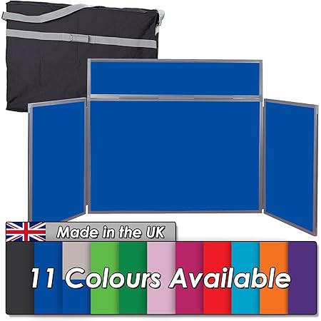 Tabletop Display Kit - 3 Panels with Bag & Header - 11 Colours - for ...