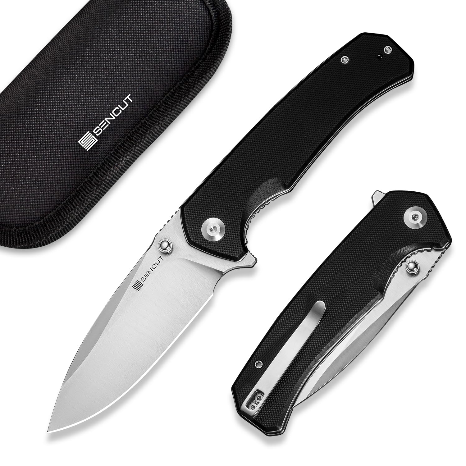 Amazon.com: SENCUT Skarnax Pocket Knife for Men, Folding Knife with 3. ...