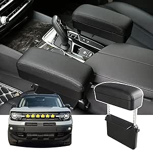 MAKINGTEC Car Armrest Extender Support Elbow - Adjustable Height ...