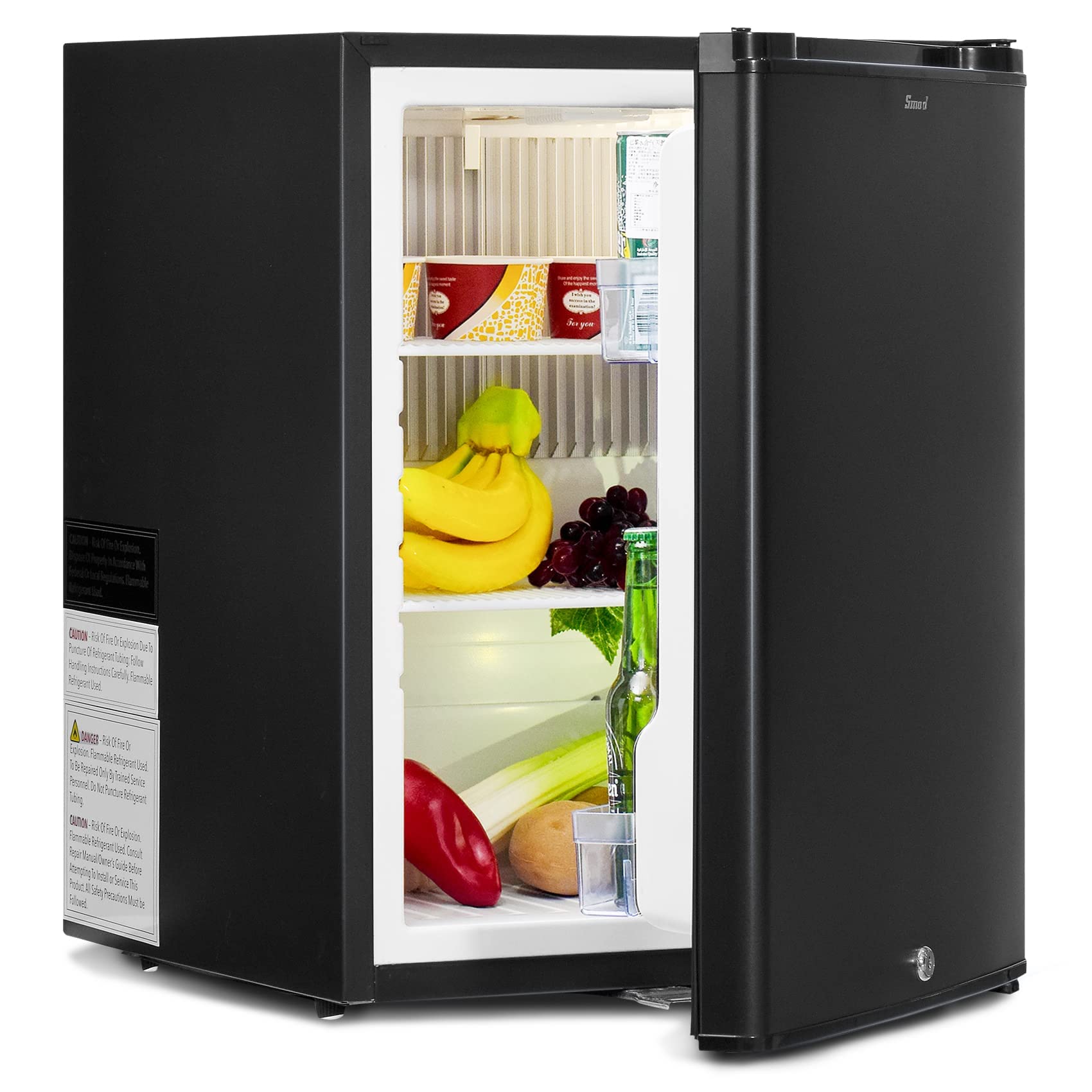 Smad 60L Portable Fridge, 12V/240V Lockable Camping Fridge with ...