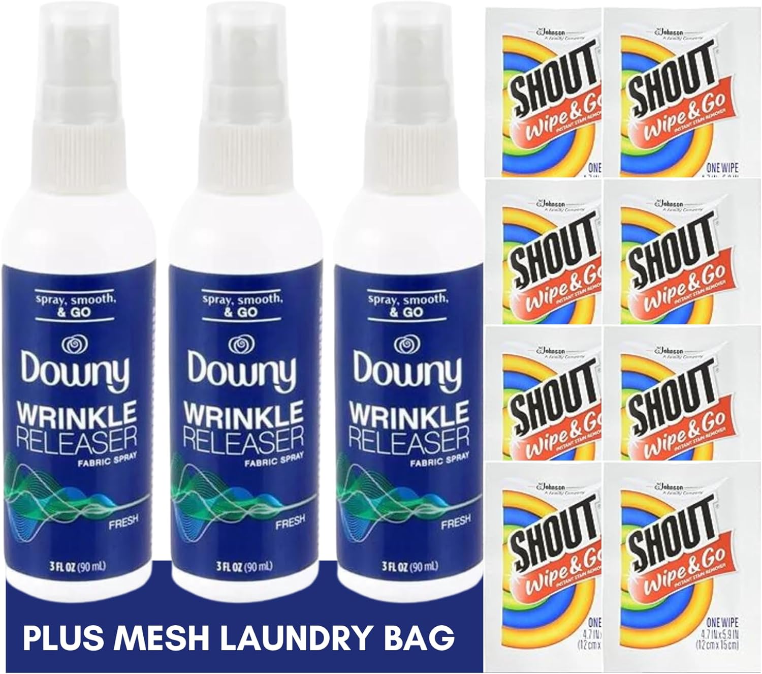 Amazon.com: Downy Wrinkle Releaser Spray Travel Size 3 oz (Pack of 3 ...