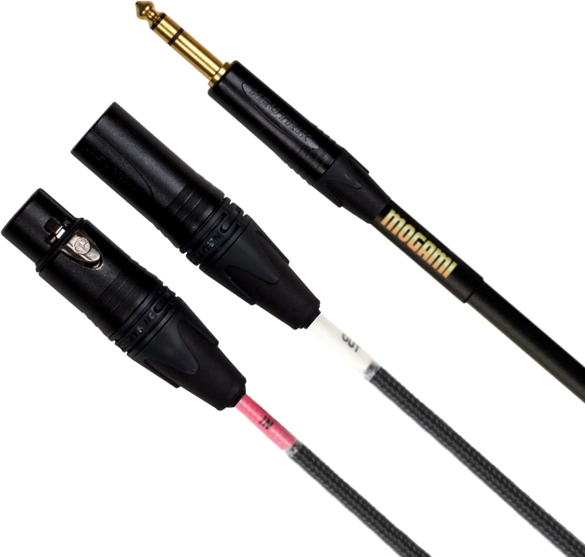 Amazon.com: Mogami GOLD INSERT TS-02 Insert Cable, 1/4" Straight TRS ...