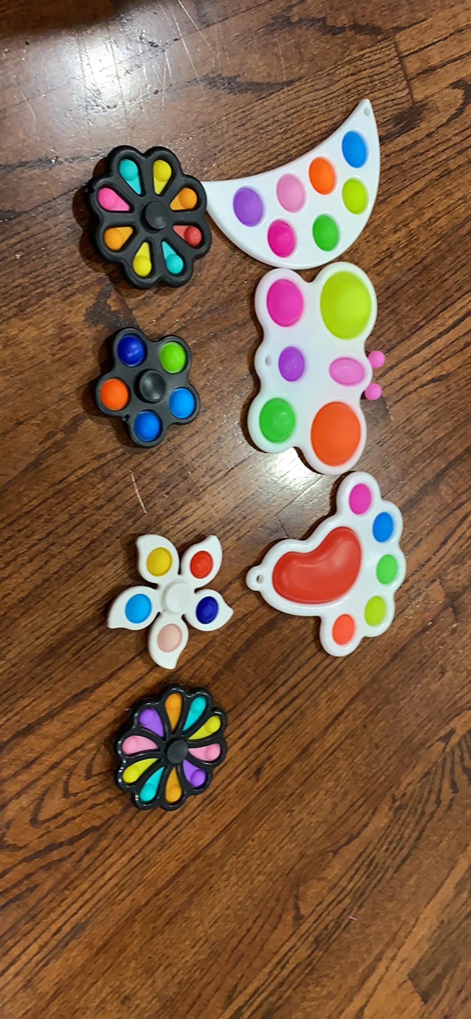 Amazon.com: Simple Fidget Pack, 7pcs Fidget Dimple Toys Set with Fidget ...