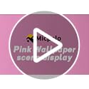 Micpolo 15.7" x 394" Pink Wallpaper Solid Color Pink Peel and Stick ...