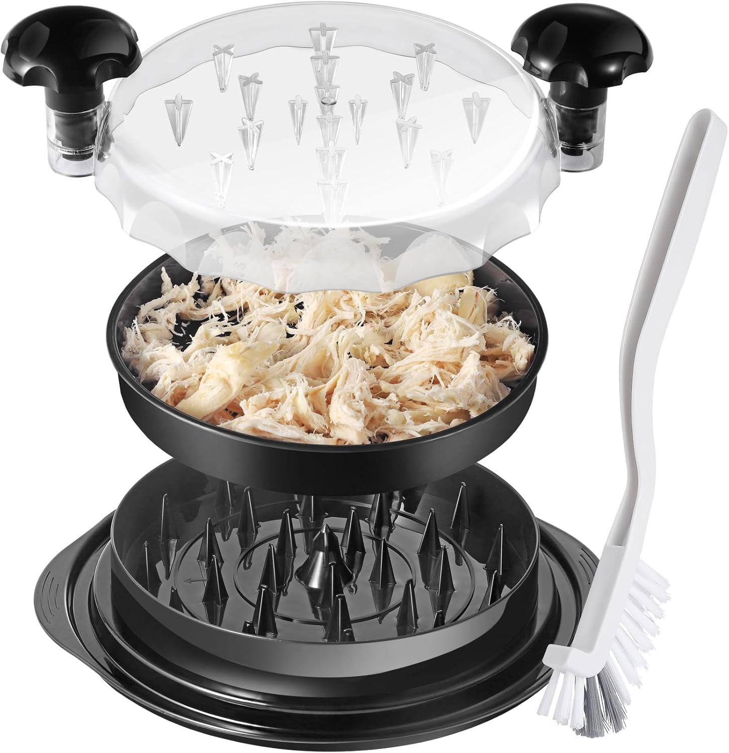 Amazon.com: Chicken Shredder, 10.8" Visible Meat Shredders Tool Twist ...