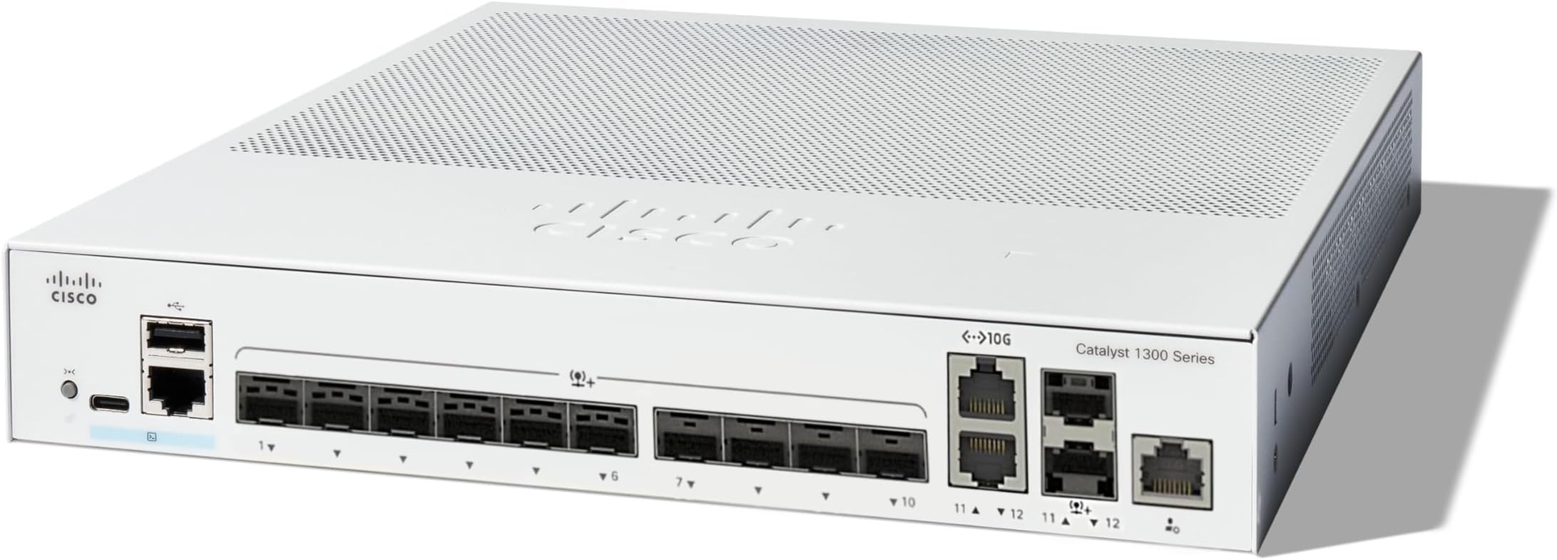 Amazon.com: Cisco Catalyst 1300-12XS Managed Switch, 10 Port 10G SFP+ ...