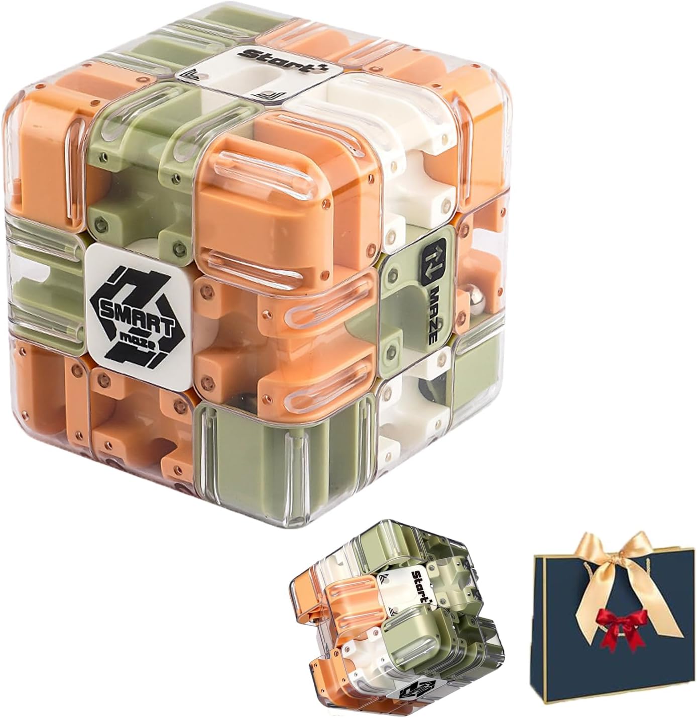 Amazon.com: Large Labyrinth 3D Puzzle Maze Cube, 3D Magic Cube Maze ...