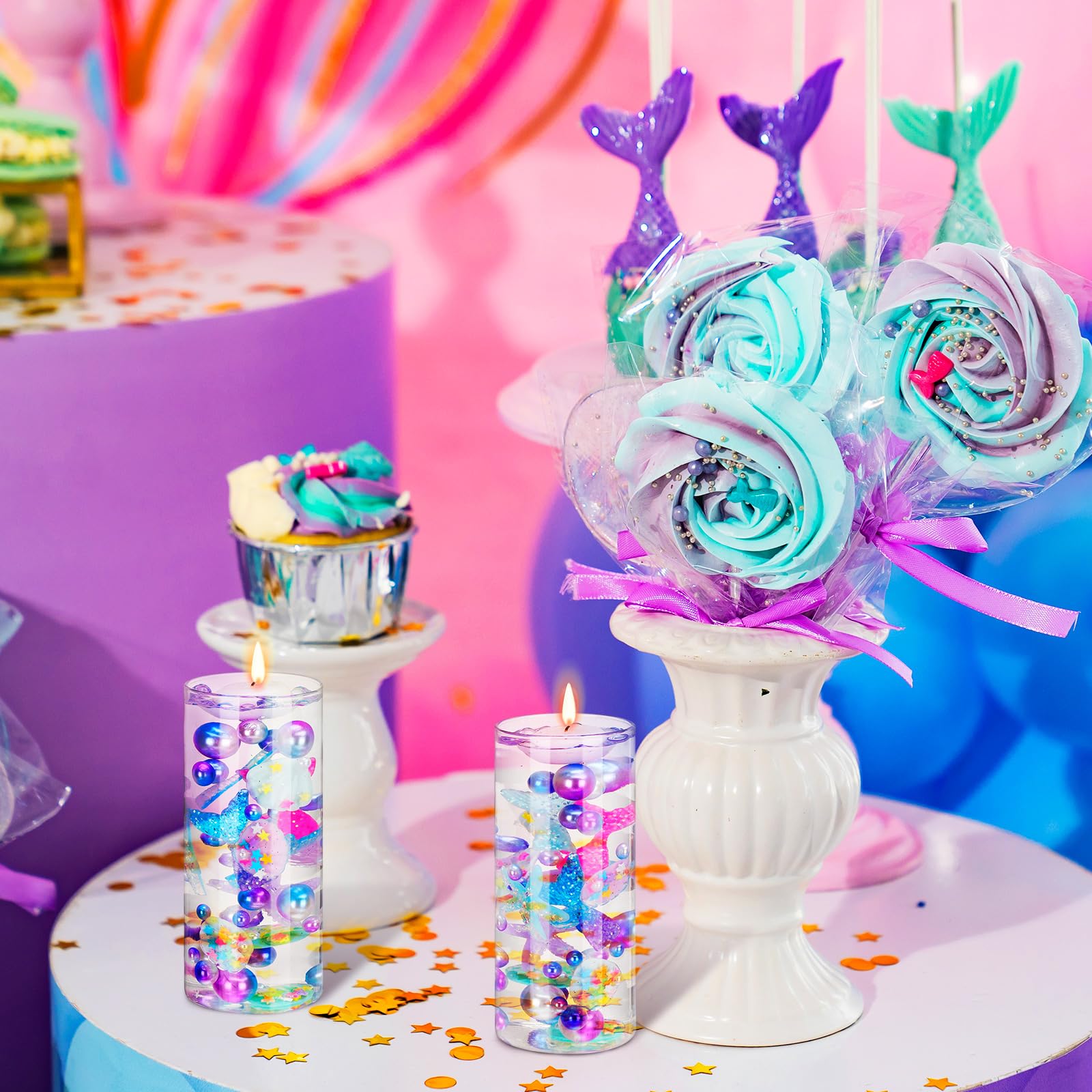 Snapklik.com : 10150 Pieces Mermaid Filler Mermaid Centerpieces For ...