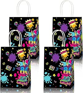Amazon.com: JAROVOKUWO 80s Party Favor Gift Bags 24 PCS 80s Retro Style ...