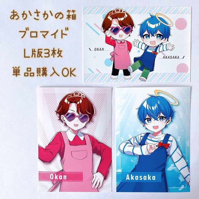 Amazon.co.jp: あかさかの箱 あかさか&おかん L版3枚 単品購入OK : ホーム＆キッチン