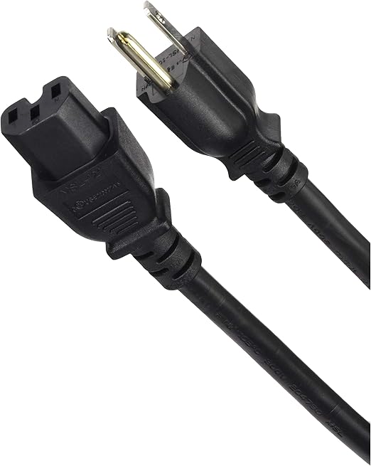 Amazon.com: Monoprice Heavy Duty Power Cord - NEMA 5-15P to IEC 60320 ...