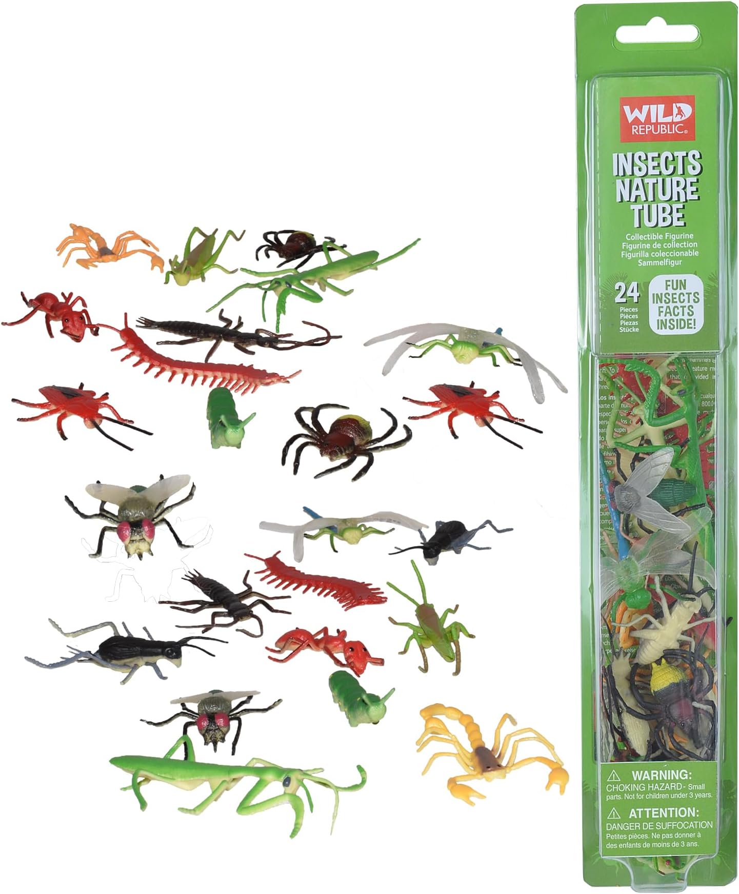 12pcs Lifelike Assorted Plastic Insects Bugs,Rubber Realistic Insects ...