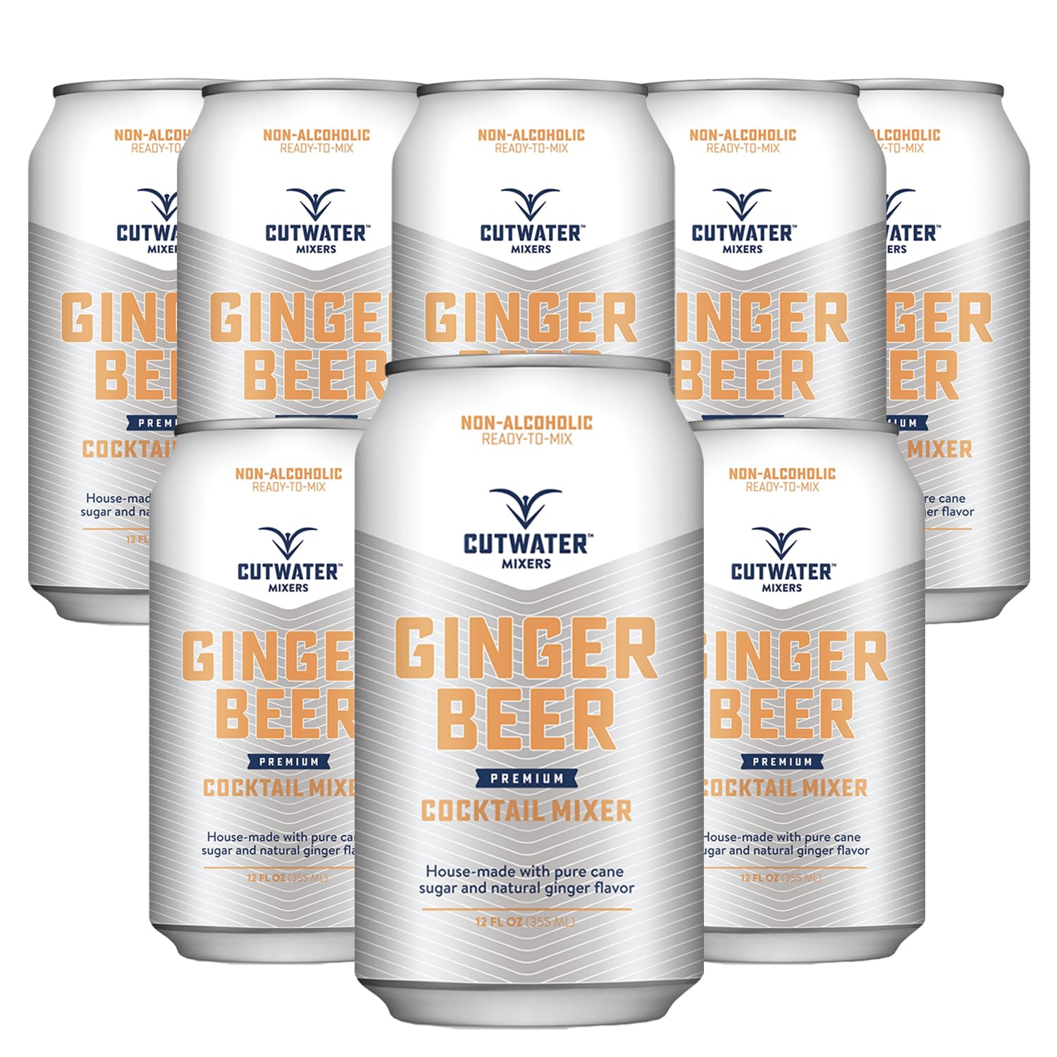 Amazon.com : Cutwater Non-Alcoholic Ginger Beer 8 Pack - 12oz Cans ...