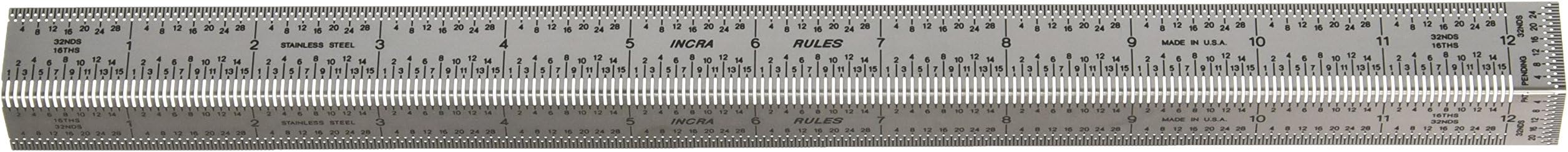INCRA BNDRUL12 Precision Bend Rulers, 12" - Tape Measures - Amazon.com