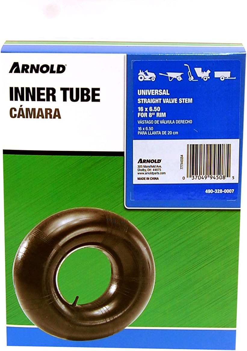Amazon.com : Arnold Off-Road Replacement Inner Tube for 16x6.5-Inch ...