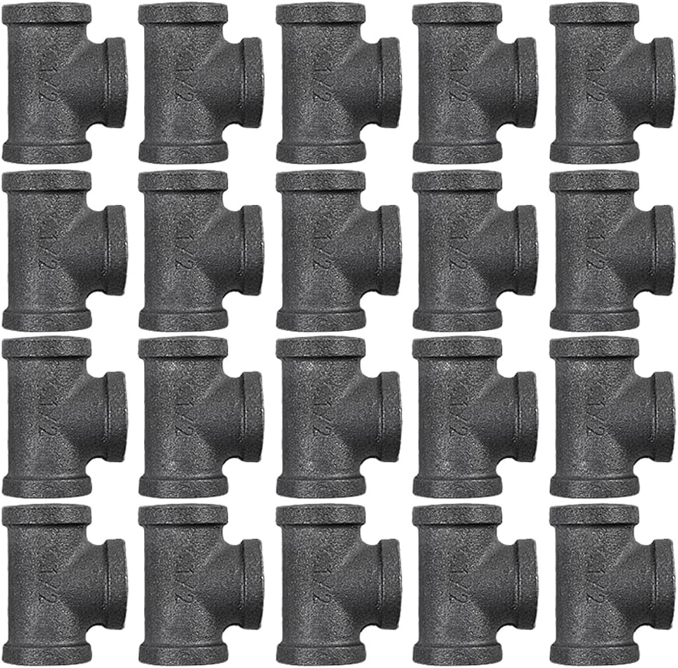 LDR Industries 312 T-12 Tee, 1/2-Inch, Black - Pipe Fittings - Amazon.com