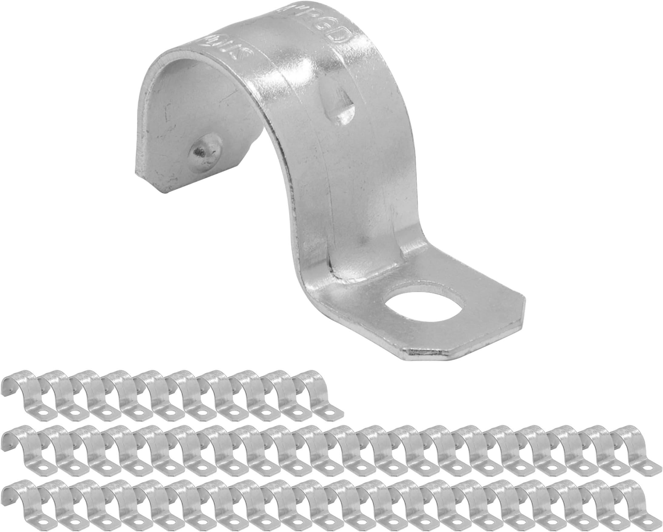 Amazon.com: Gisafai 50 Pack EMT Set Screw Connector Uninsulated Metal ...