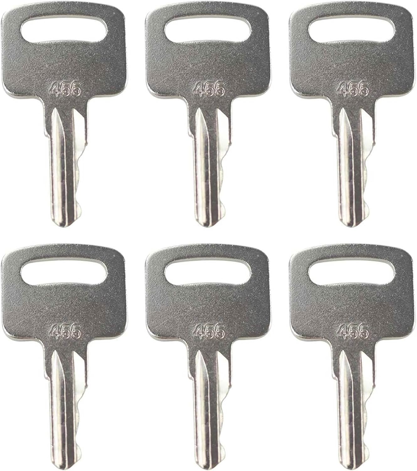 Amazon.com: 6PCS 455 Ignition Keys Heavy Equipment Forklift Key 104466 ...