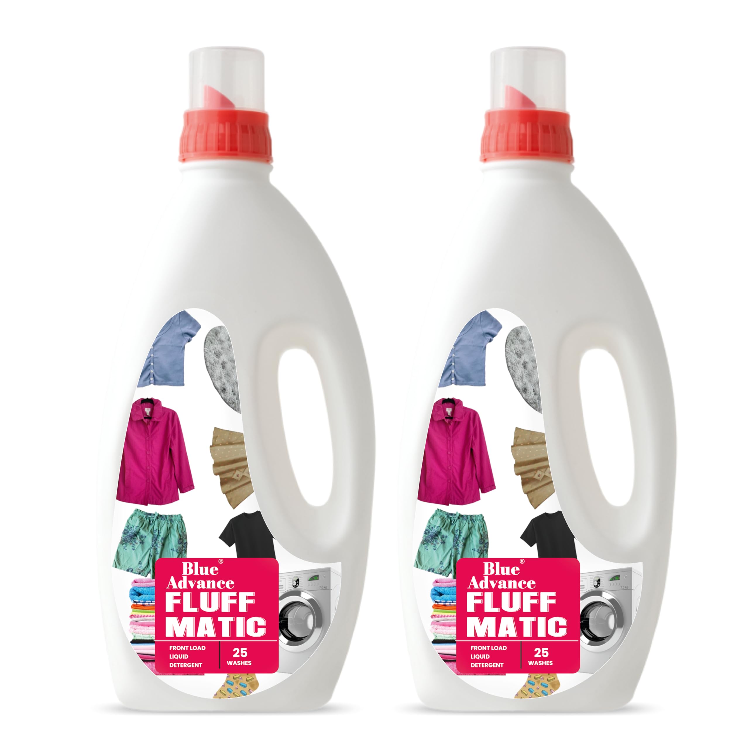 Blue Advance Detergent Powder Fluff Matic Liquid Detergent | For Front ...