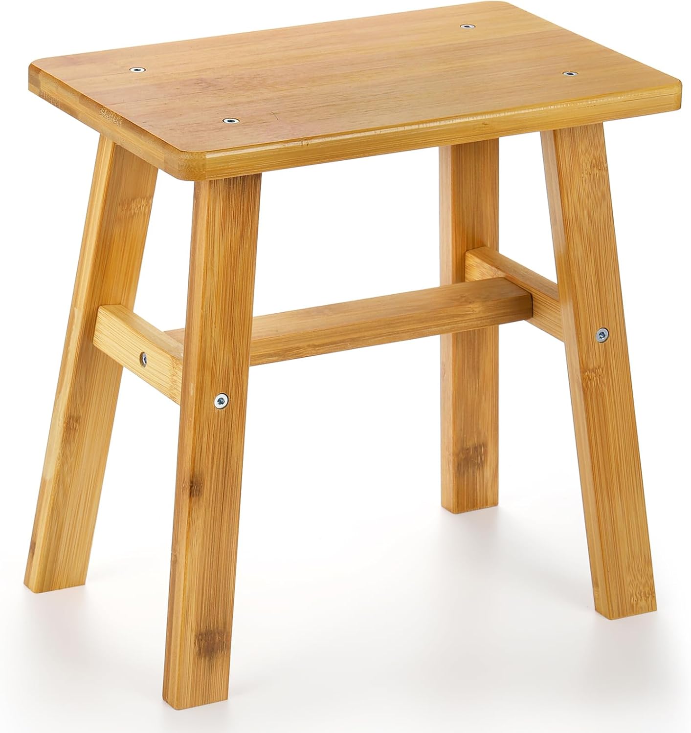 Amazon.com: Yesland Wood Stool, Bamboo Small Low Stools Mini Plant ...