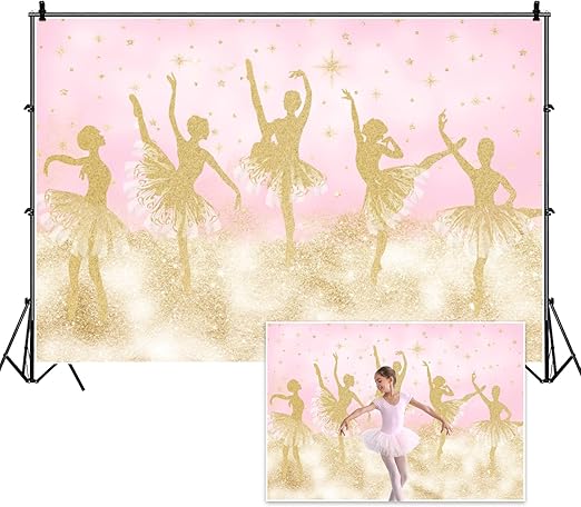Amazon.com : DORCEV 7x5ft Ballet Girl Photography Backdrop Ballet ...