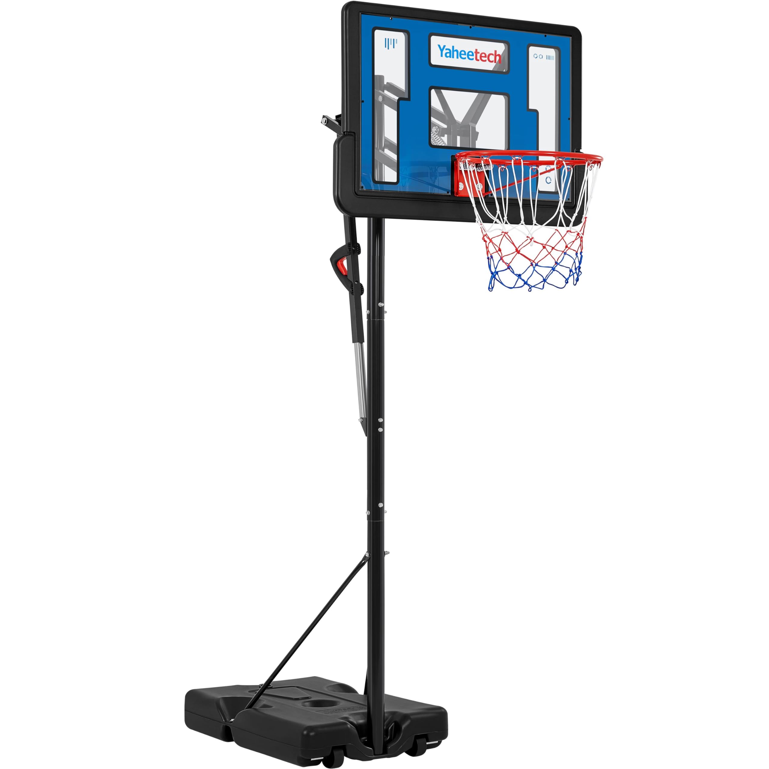 Yaheetech Basketball Hoop Portable Basketball Stand Adjustable ...