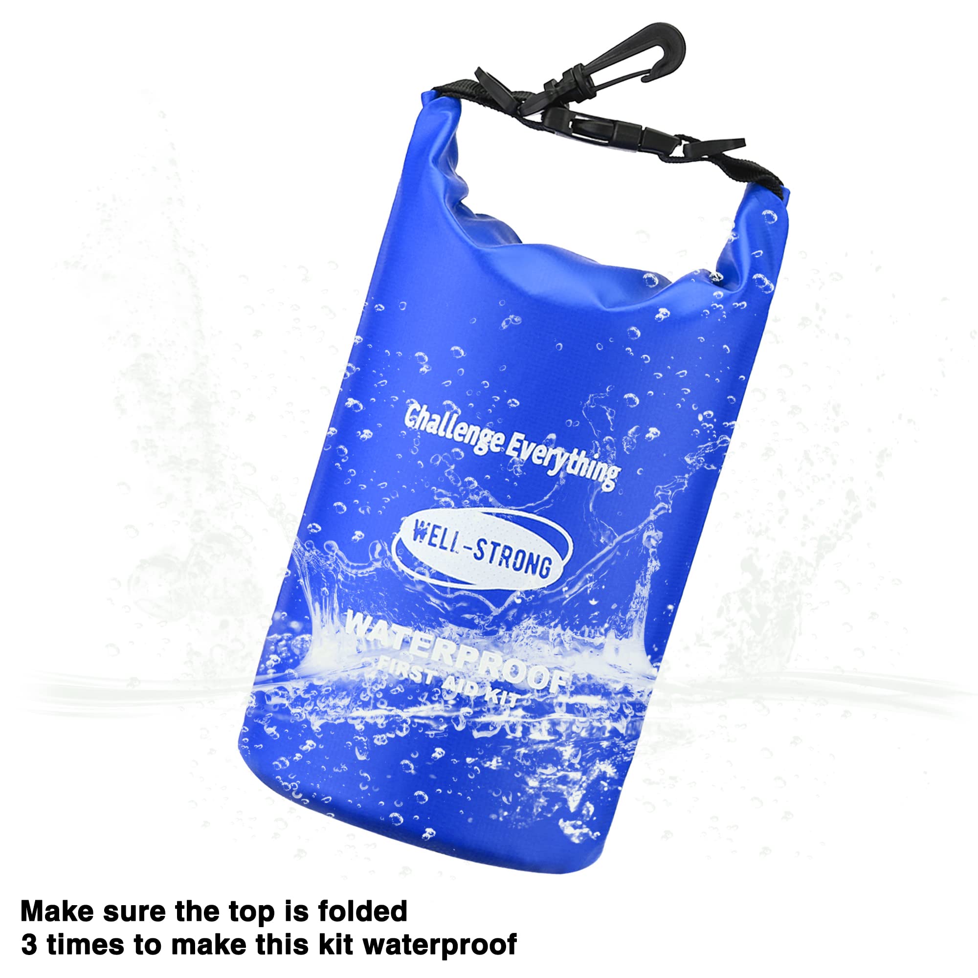 Snapklik.com : WELL-STRONG Dual Waterproof First Aid Kit Boat Emergency Kit