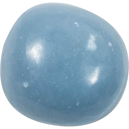Amazon.com: The Chrysalis Stone | Tumbled Stone | Angelite | Size 0.75 ...