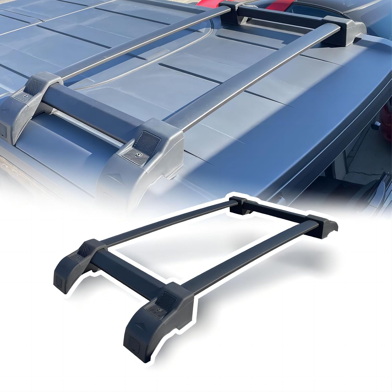 Amazon.com: Broaddict 4-Door Half Roof Rack Fit for 2021-2025 Ford ...