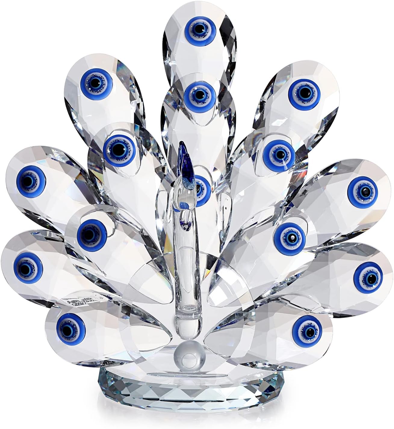 Niyanta Crystal Peacock Souvenir Collectible Animal Figurines Crystal ...