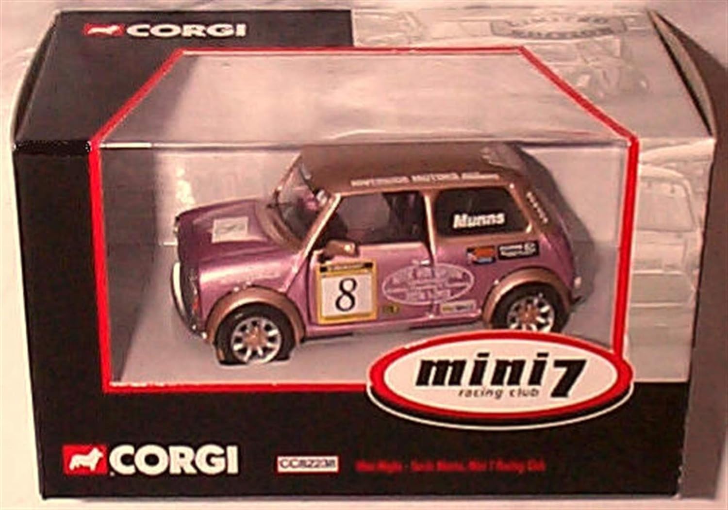 corgi mini 7 racing club sarah munns limited edition 1:36 scale diecast ...