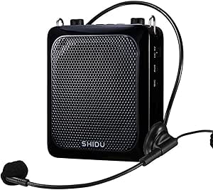 SHIDU Bluetooth Voice Amplifier, Personal Voice Amplifier 18W with ...