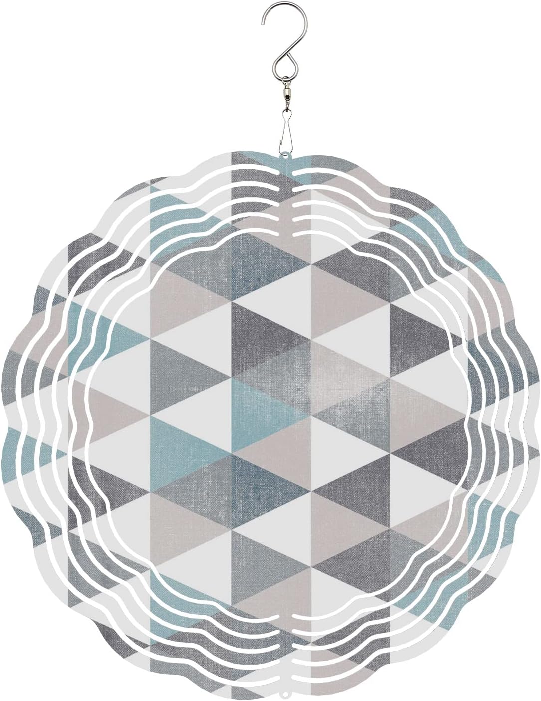 Amazon.com: 7.8 Inch Garden Decor Wind Spinners - Waterproof Stainless ...