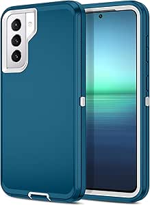 Amazon.com: I-HONVA for Galaxy S21 5G Case Shockproof Dust/Drop Proof 3-Layer Full Body ...