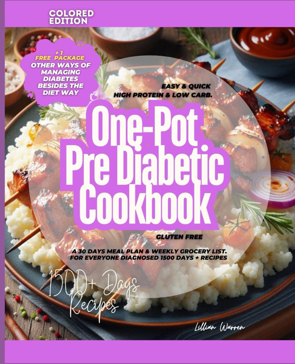Easy & Quick One Pot Pre Diabetic Cookbook. High Protein & Low Carb ...