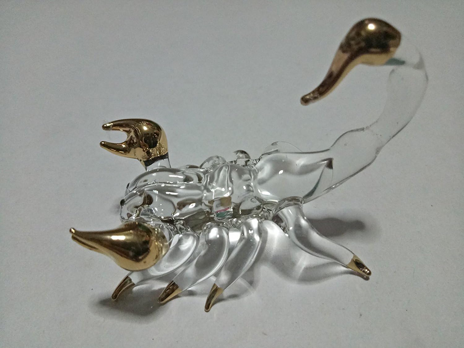 Amazon.com: Pakdeevong shop Miniature Hand Blown Art Glass Figurine ...