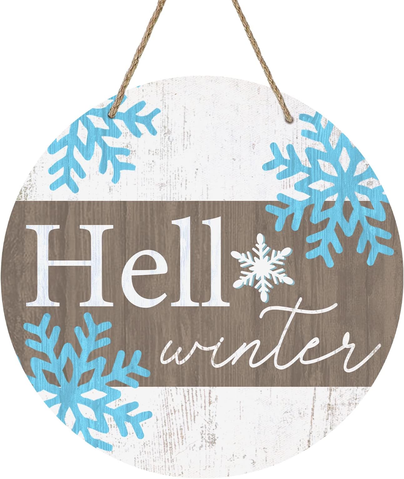 Amazon.com: Deroro Let It Snow Snowman Sign for Front Door Decor ...