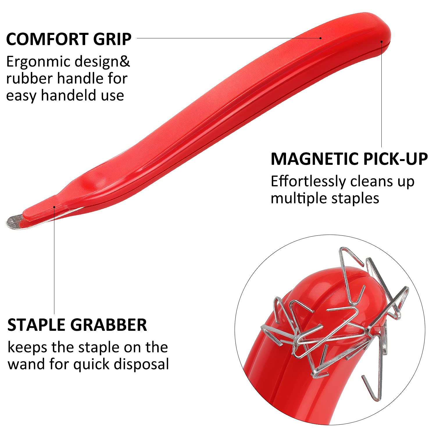 Snapklik.com : 5 PCS Professional Magnetic Staple Remover Puller ...