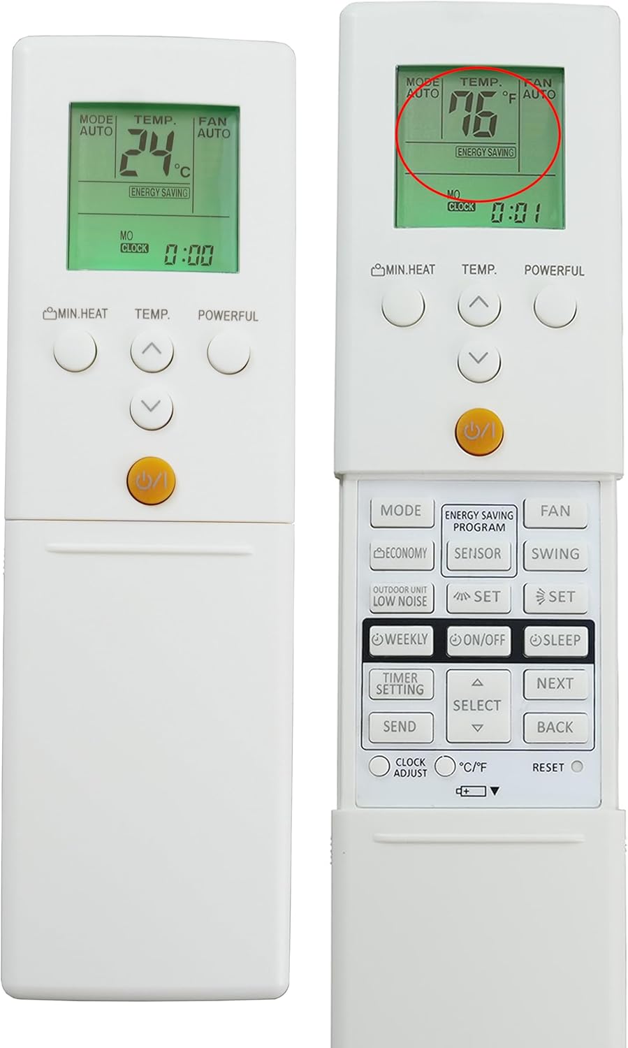 Amazon.com: Replacement for Fujitsu Air Conditioner Remote Control AR ...