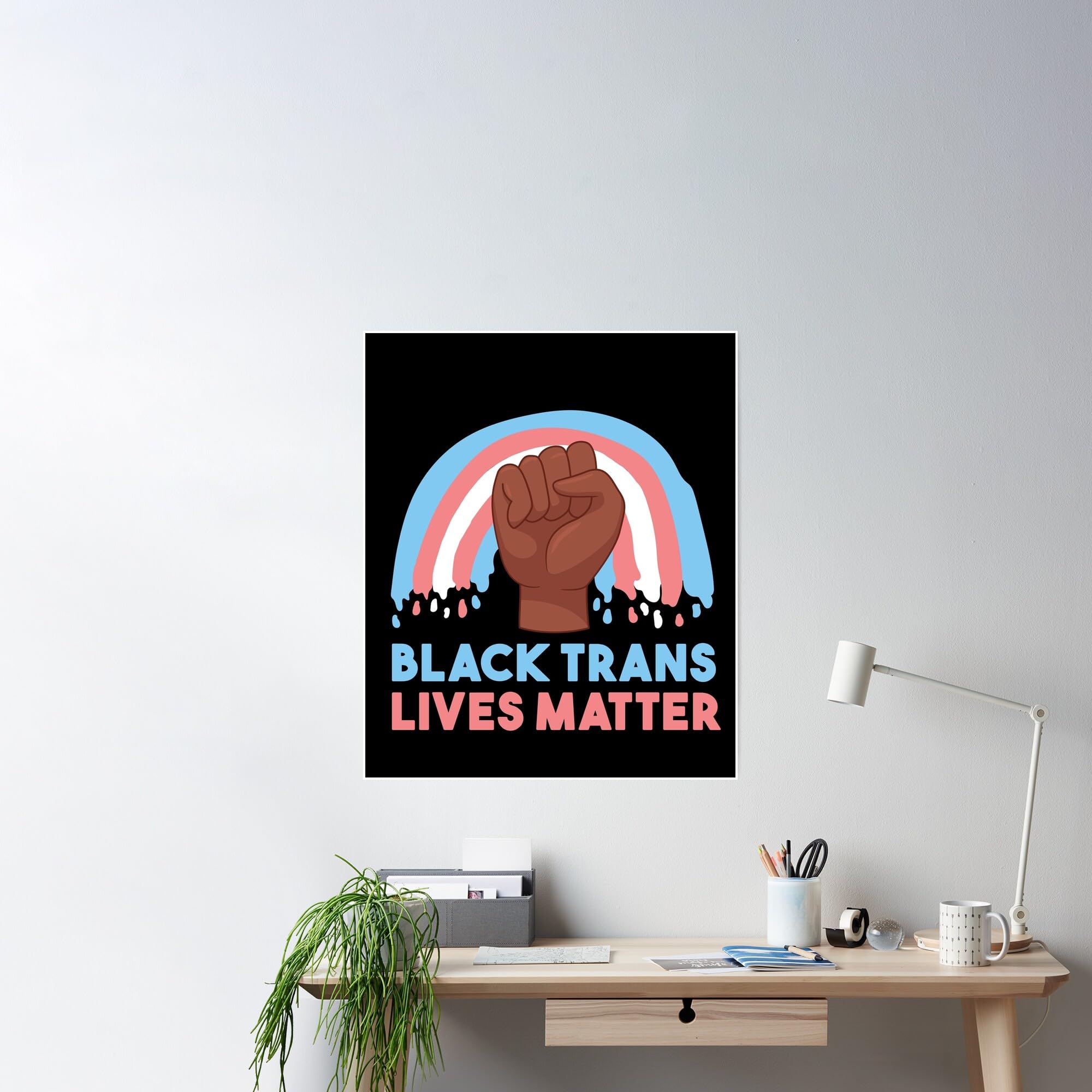 Snapklik.com : TRENTONJOHN Black Trans Lives Matter Transgender Poster ...